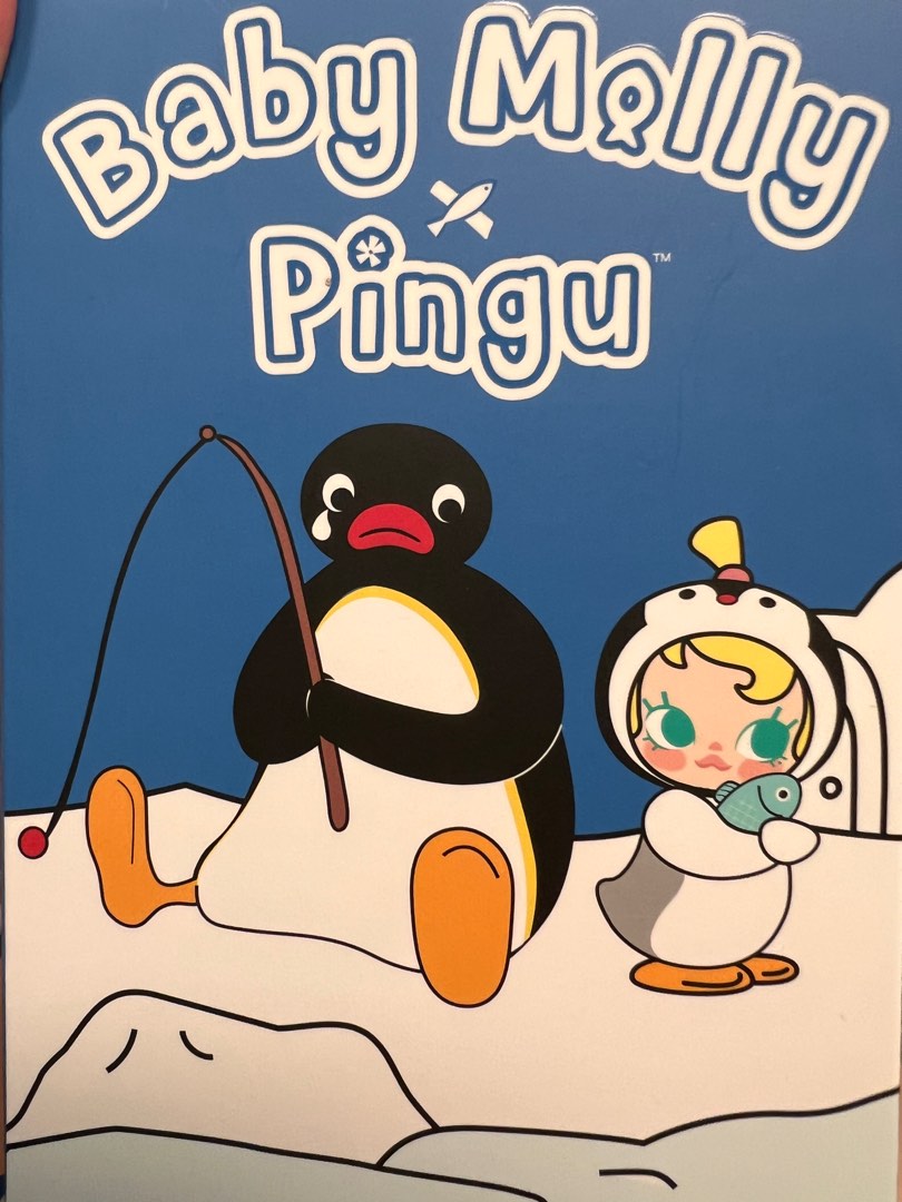 Pingu x Molly Popmart, Hobbies & Toys, Toys & Games on Carousell