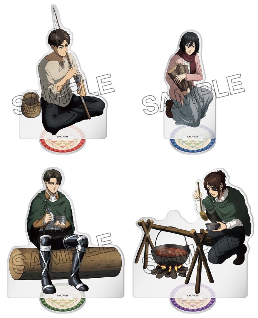 [PO] AOT Attack on Titan Shingeki no Kyojin new illust acrylic stand ...