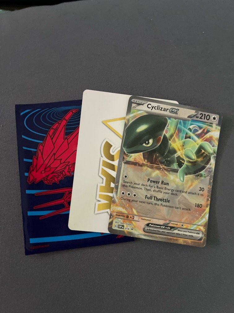 Pokemon Card TCG - Cyclizar EX, Hobbies & Toys, Toys & Games on Carousell