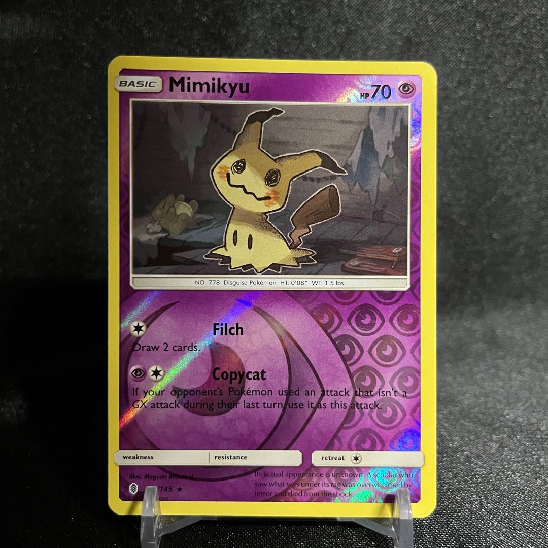 Pokemon mimikyu 58/145 2017 guardians rising reverse holo pokemon tcg ...