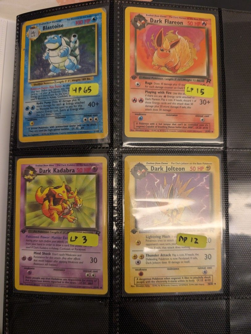 Pokemon vintage cards team rocket gym base jungle fossil 1st edition, Hobbies & Toys, Toys ...