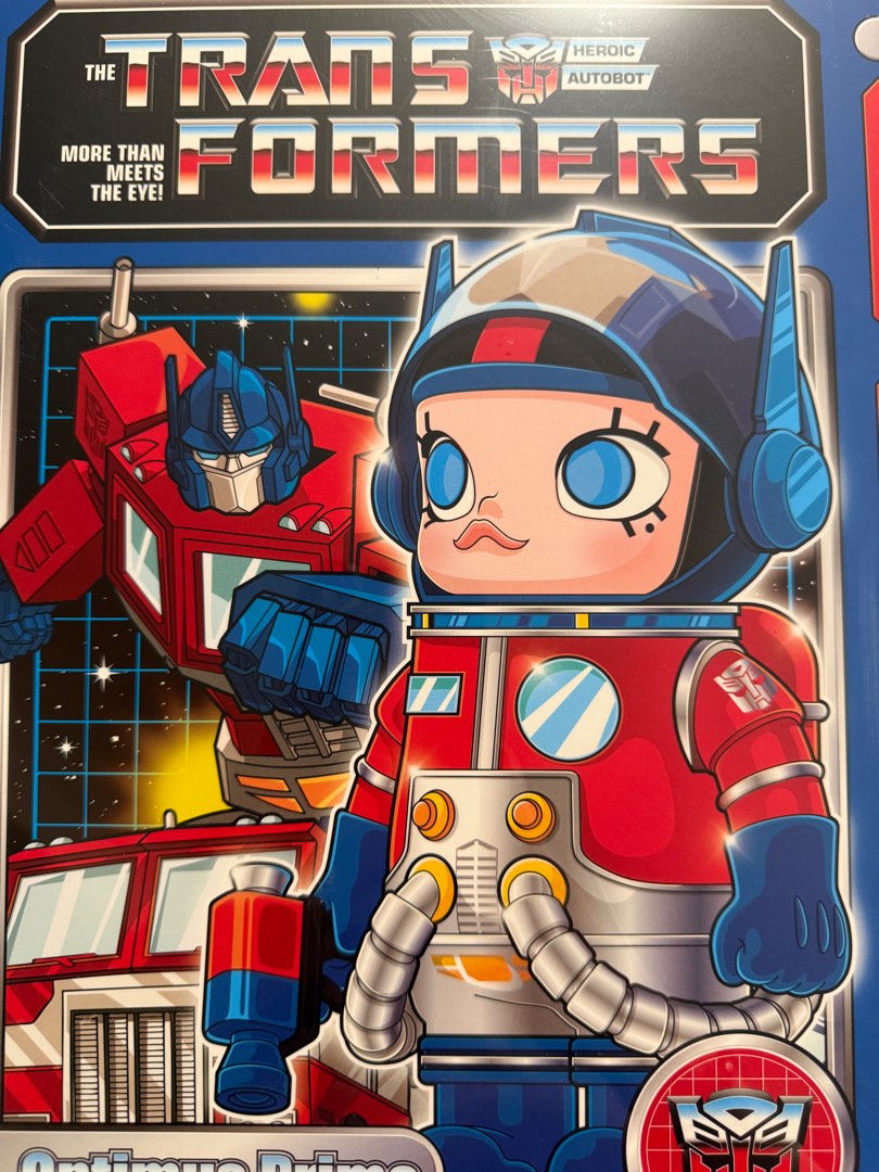 POP MART MEGA SPACE MOLLY 400% Optimus Prime, Hobbies & Toys, Toys ...