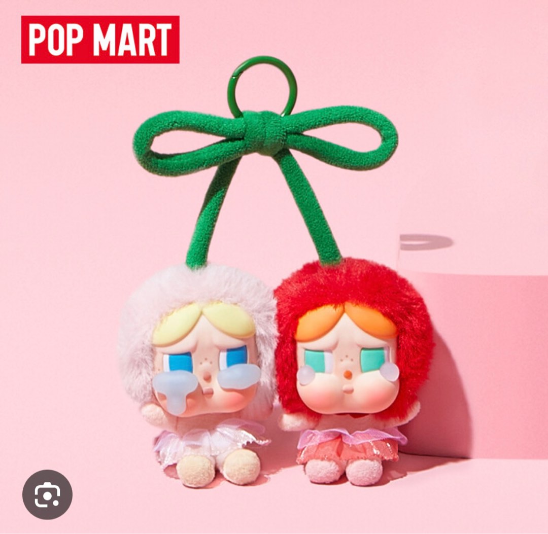 Popmart Crybaby Cherry Plush Keychain, Hobbies & Toys, Toys & Games on ...