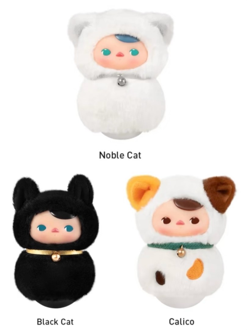 Popmart Pucky Roly Poly Kitty Vinyl Plush, Hobbies & Toys, Toys & Games ...