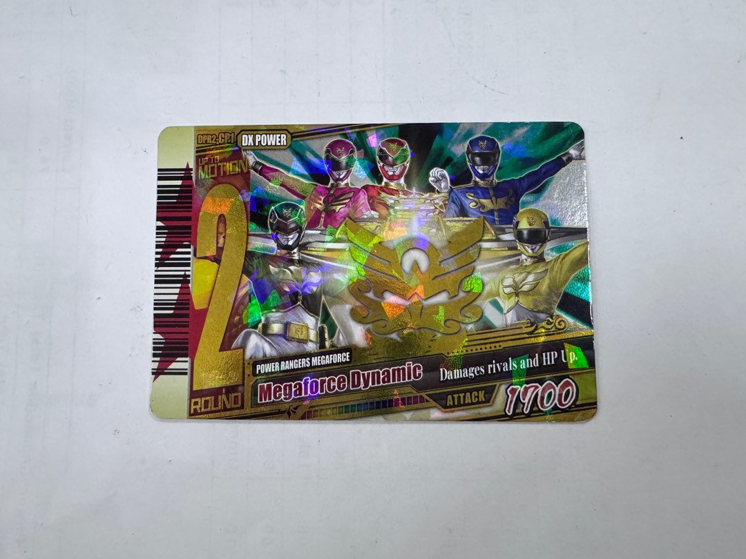Power Ranger Megaforce serius Collection Card, Hobbies & Toys ...