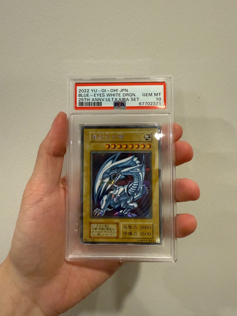 PSA 10 25th anniversary Blue Eyes white Dragon, Hobbies & Toys, Toys & Games on Carousell
