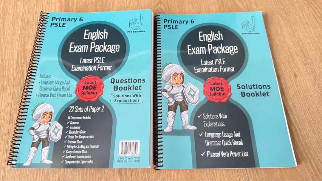 PSLE English Question Booklet with Answer Keys, Hobbies & Toys, Books ...