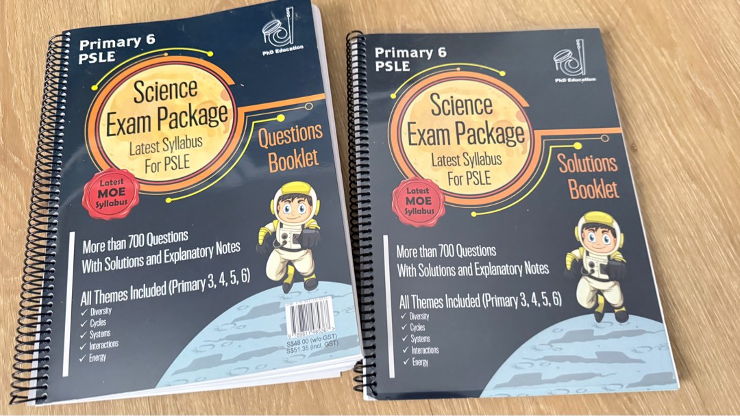 PSLE Sciene and English Question Booklet with Answer Keys, Hobbies ...