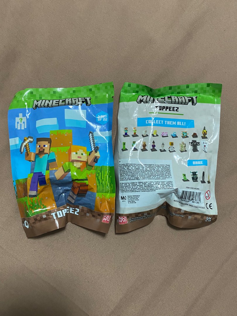 [RARE] Minecraft Blind Box TOPPEE2 WARDEN ENDERMAN, Hobbies & Toys ...