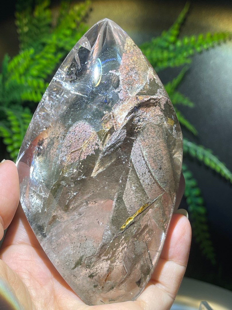 Rare Phantom Crystal with inclusions, Women's Fashion, Jewelry ...