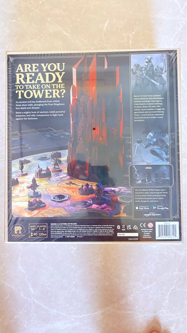 Return to Dark Tower Boardgame (Kickstarter Edition), Hobbies & Toys ...