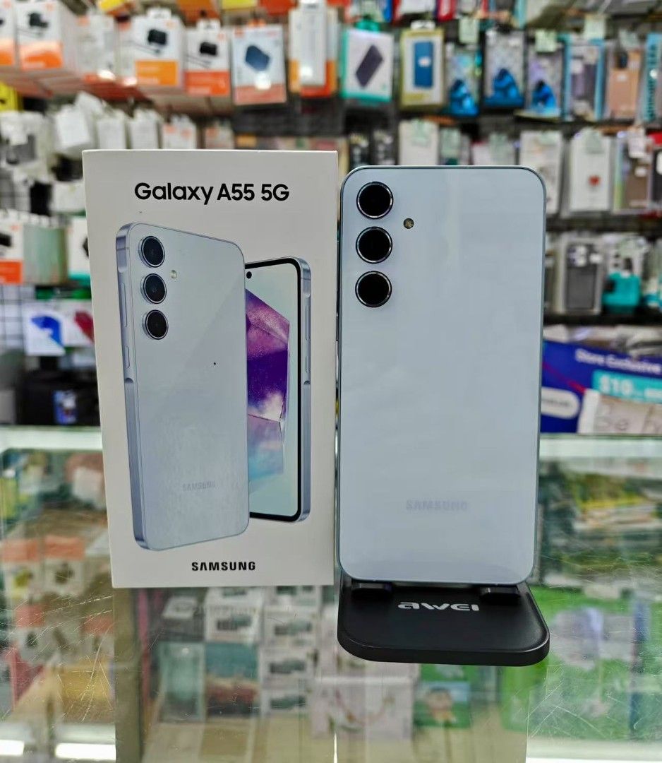 Samsung Galaxy A55 256GB Blue (Updated By 19/4/25), Mobile Phones ...