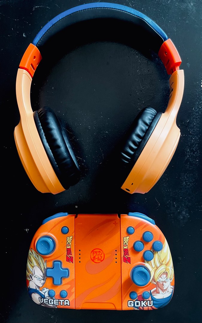 Set Nintendo Switch Game Controller + Headphone Dragon Ball, Video ...