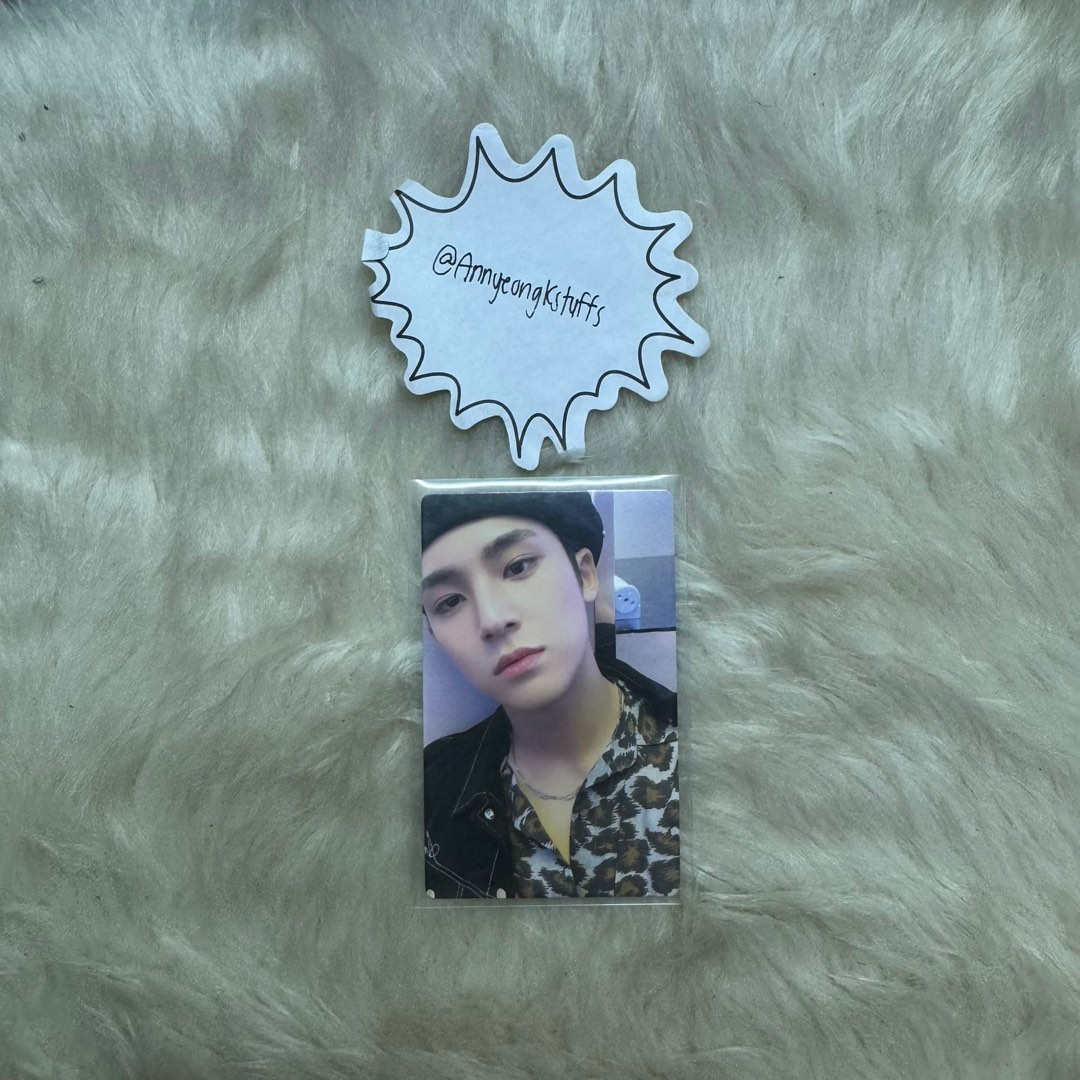 SEVENTEEN SVT Attacca Apple Music / Soundwave Mingyu Beret Fansign FS ...