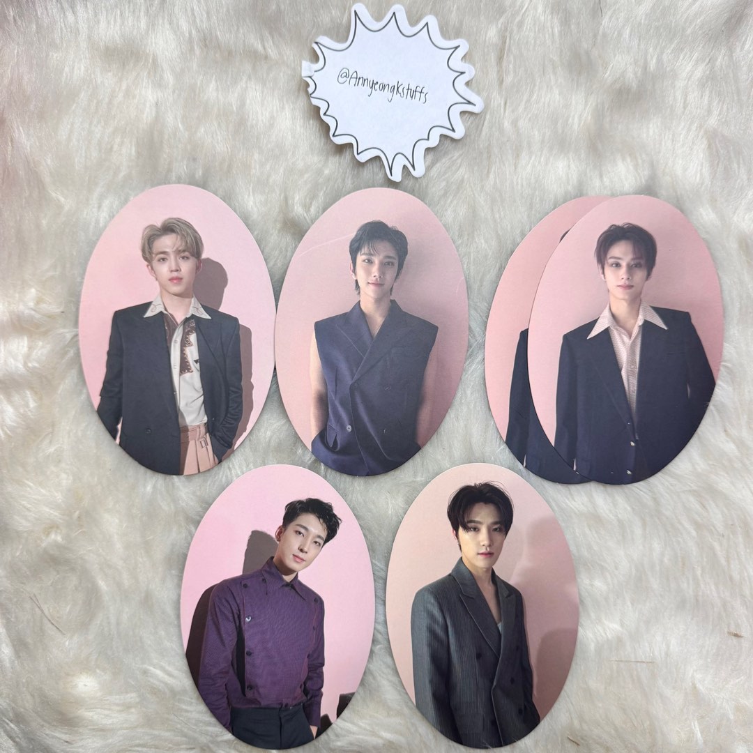 SEVENTEEN SVT Semicolon Album Inclusions Oval Cards S.coups, Joshua ...