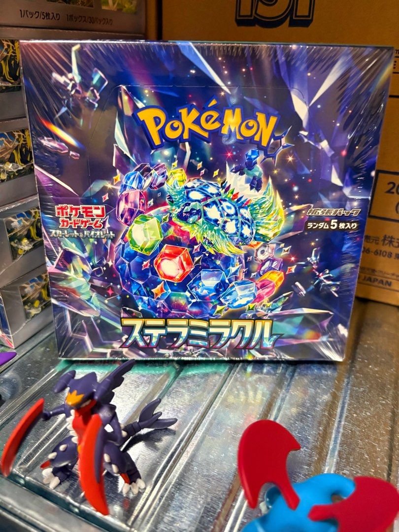SHRINKED Stellar Miracle Booster Box Japan Pokemon TCG Trading Card Game, Hobbies & Toys, Toys ...