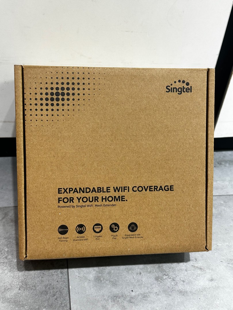 Singtel Wifi Mesh Extender, Computers & Tech, Parts & Accessories ...