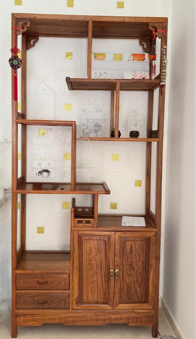 Solid African Rosewood cabinet, Furniture & Home Living, Furniture ...