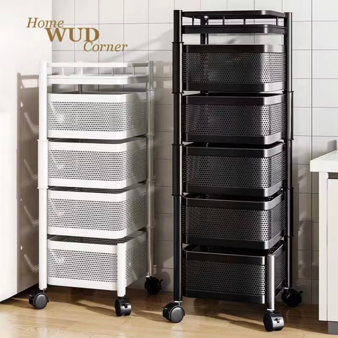 Storage Drawer Shelf With Wheels | Multi-Layer Drawer Rack Organizer ...