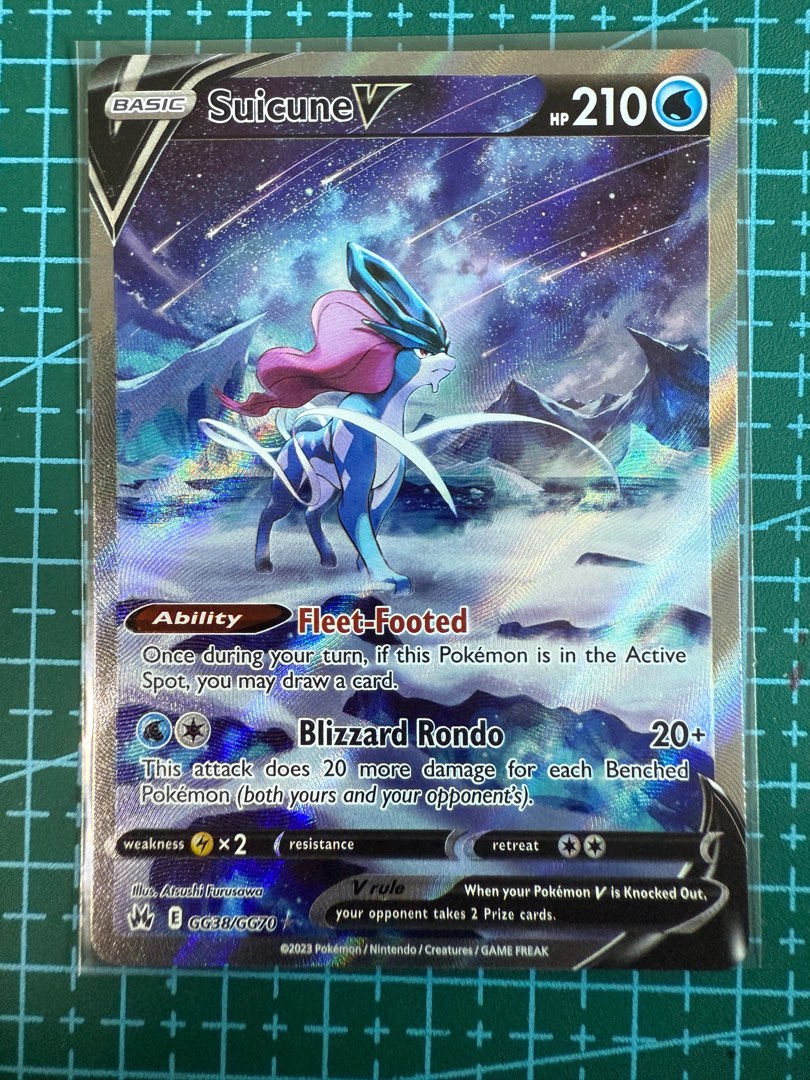 Suicune V (Crown Zenith), Hobbies & Toys, Toys & Games on Carousell