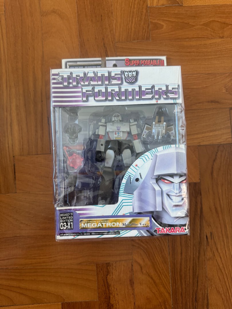 Takara Transformers Mega SCF 03-X1 Limited Edition G1 MEGATRON Metallic ...