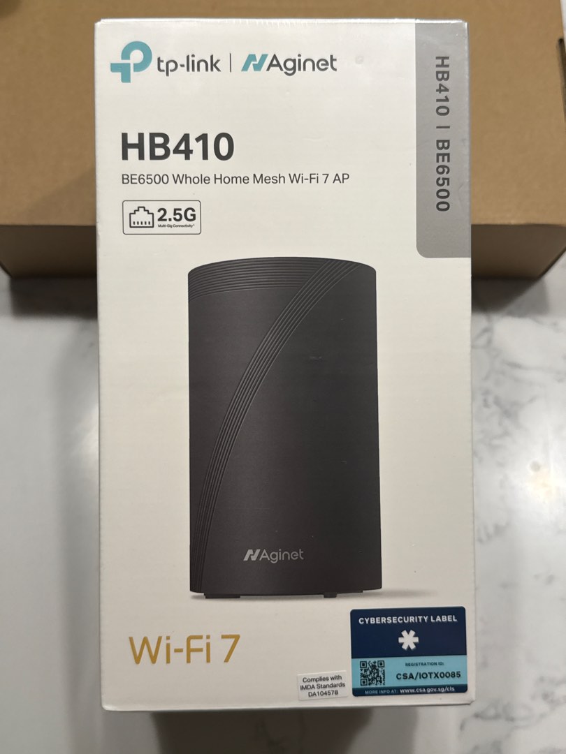 TP-link Router HB410 BE6500 Whole Home Mesh, Computers & Tech, Parts ...