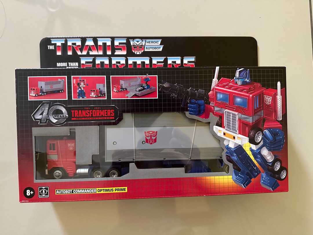 Transformer Retro 40th Anniversary G1 Optimus Prime, Hobbies & Toys ...