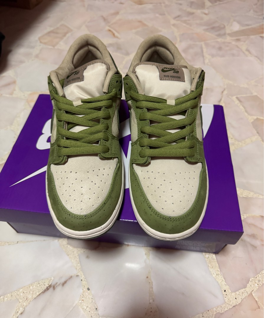 [US 11] Nike SB dunk low Yuto Horigome Matcha, Men's Fashion, Footwear ...