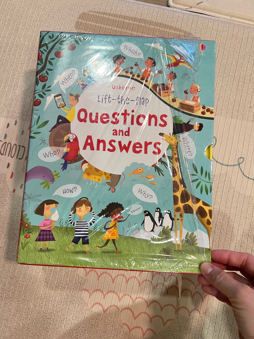 Usborne Lift The Flap Questions & Answers 5 Books Box Set Body, Animals ...