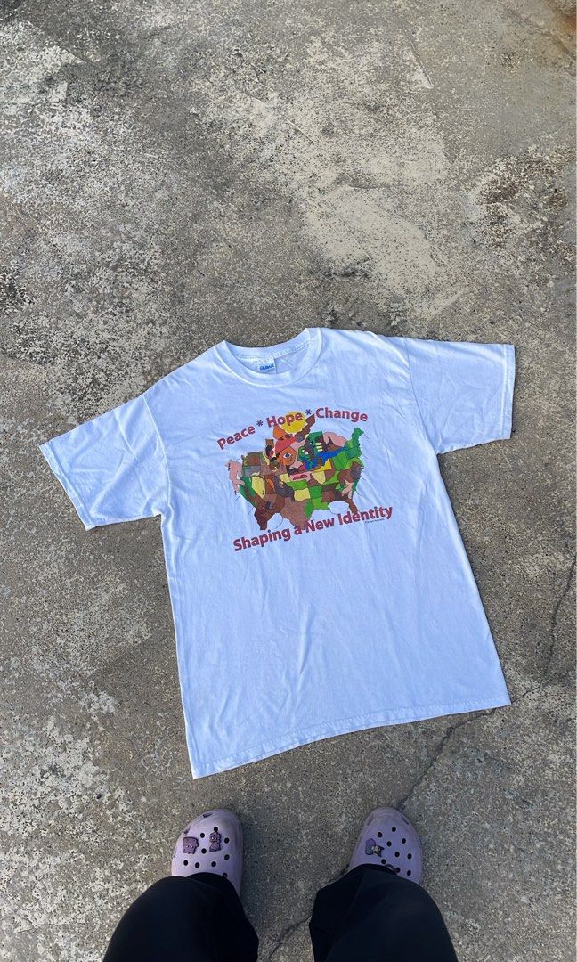 VINTAGE 90s ART TEE like stussy keith hairing baggy jorts y2k carhartt ...