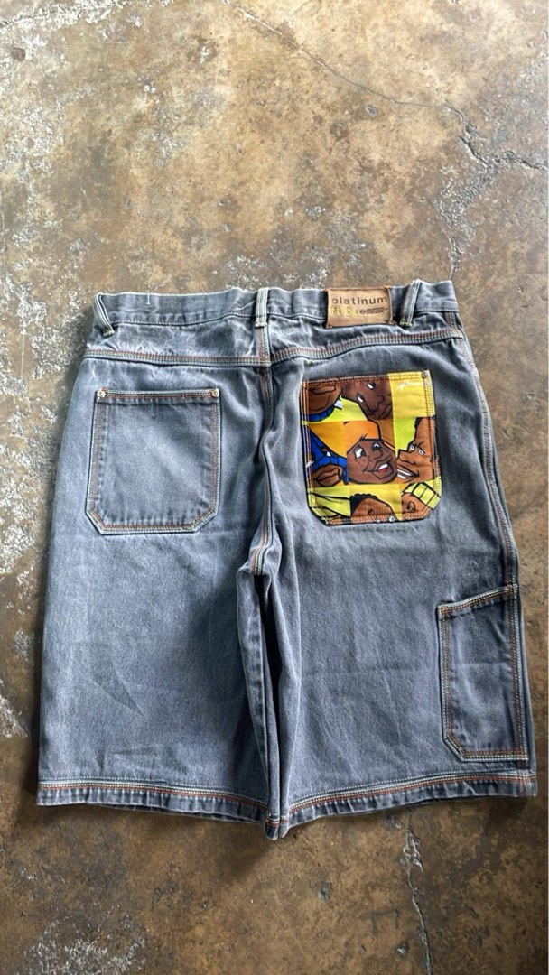 vtg y2k platinum fubu fat albert cartoon gang jeans, Men's Fashion ...