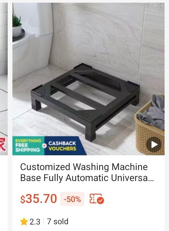 Washing machine base stand universal tripod, refrigerator bracket ...