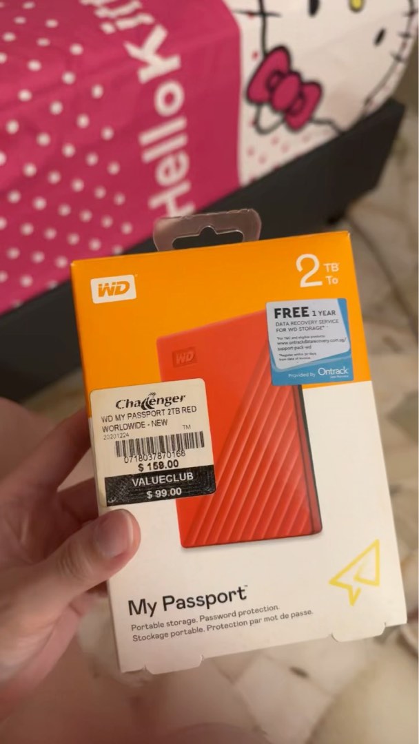 Wd My Passport 2tb External Hard Drive Computers And Tech Parts And Accessories Hard Disks