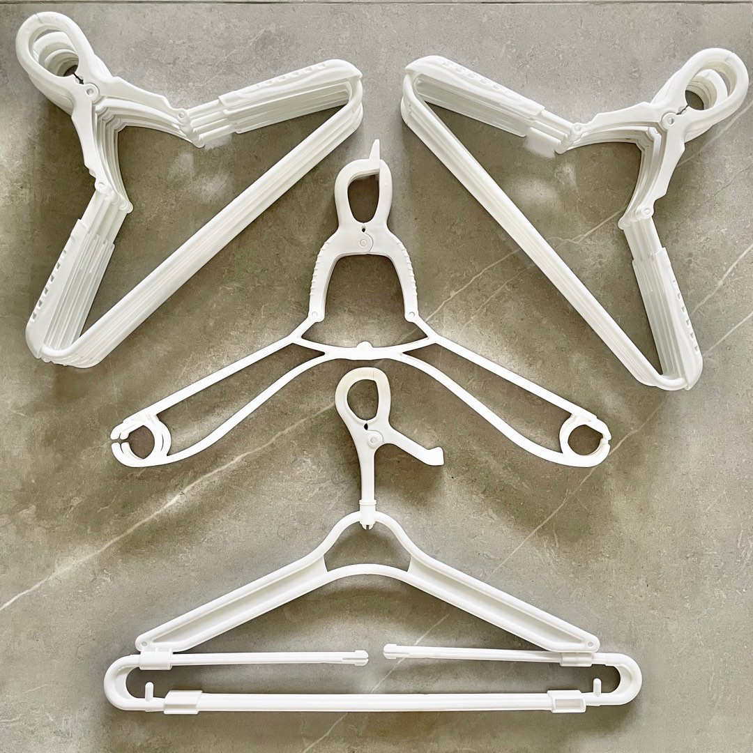 daiso laundry hangers x12, Furniture & Home Living, Home Improvement ...