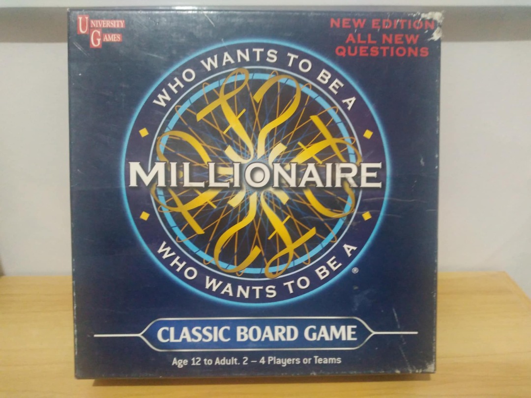 WHO WANTS TO BE A MILLIONAIRE? - CLASSIC BOARD GAME, Hobbies & Toys ...
