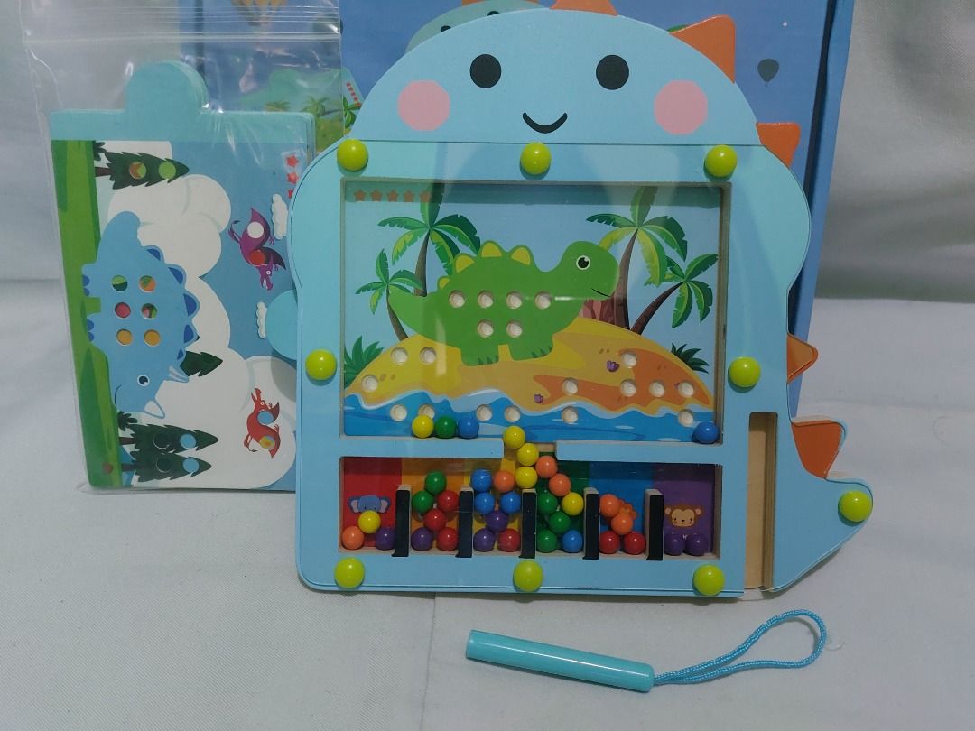 Wooden Magnetic Maze Matching Counting Fine Motor Skills Early ...