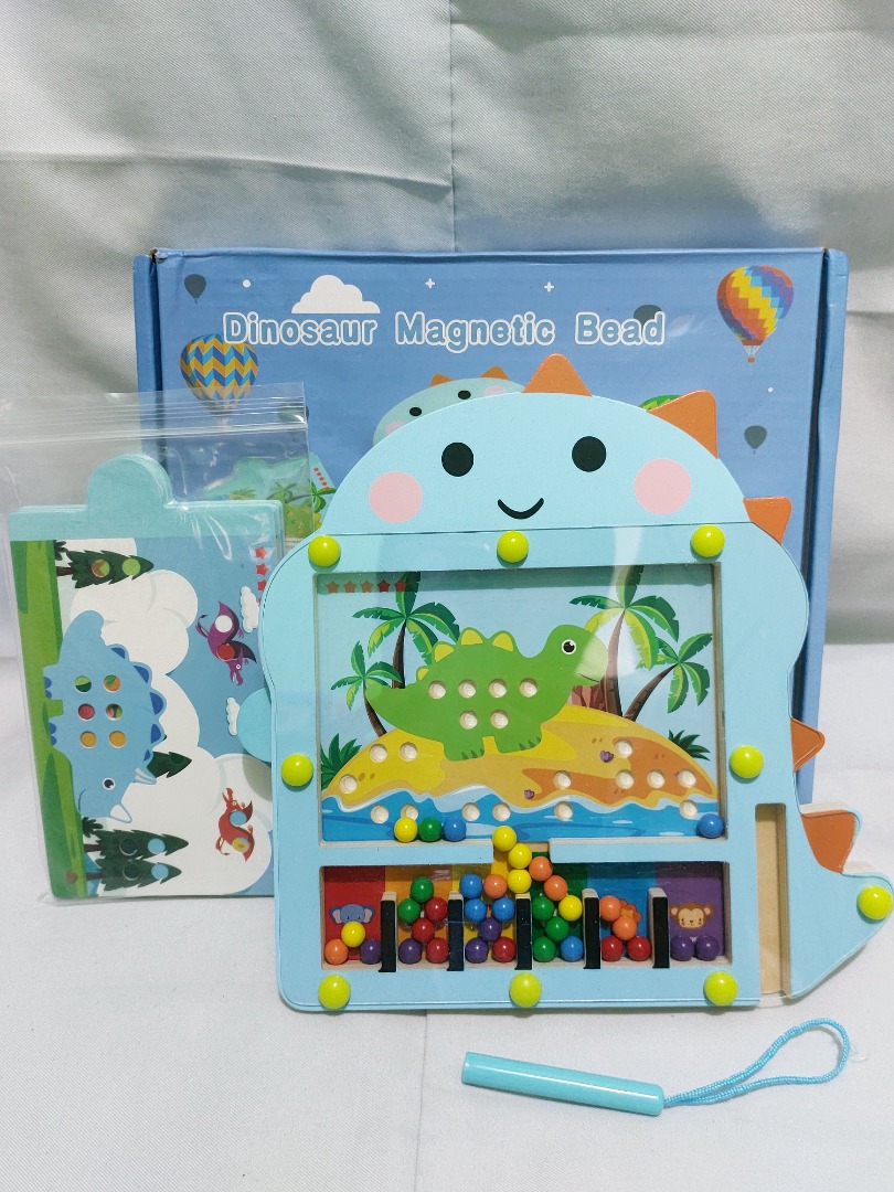 Wooden Magnetic Maze Matching Counting Fine Motor Skills Early ...