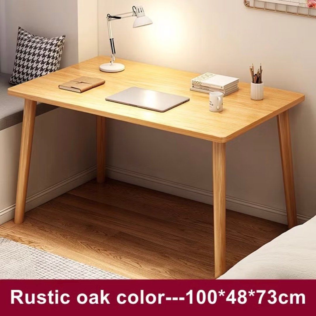 Wooden Study Desk Table | Durable Computer Table | Laptop Study Writing ...