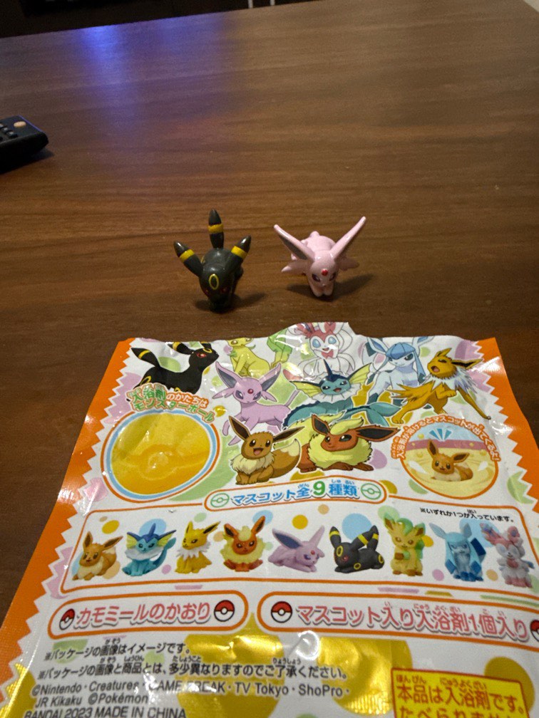 WTT Bath Bomb Eevee collections - Umbreon / Espeon, Hobbies & Toys, Toys & Games on Carousell