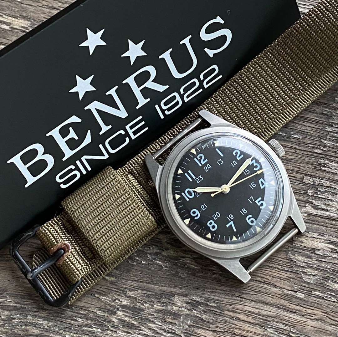 (Year 1966/Serviced) Vintage Benrus US Military DTU 2A/P MIL-W-3818B ...