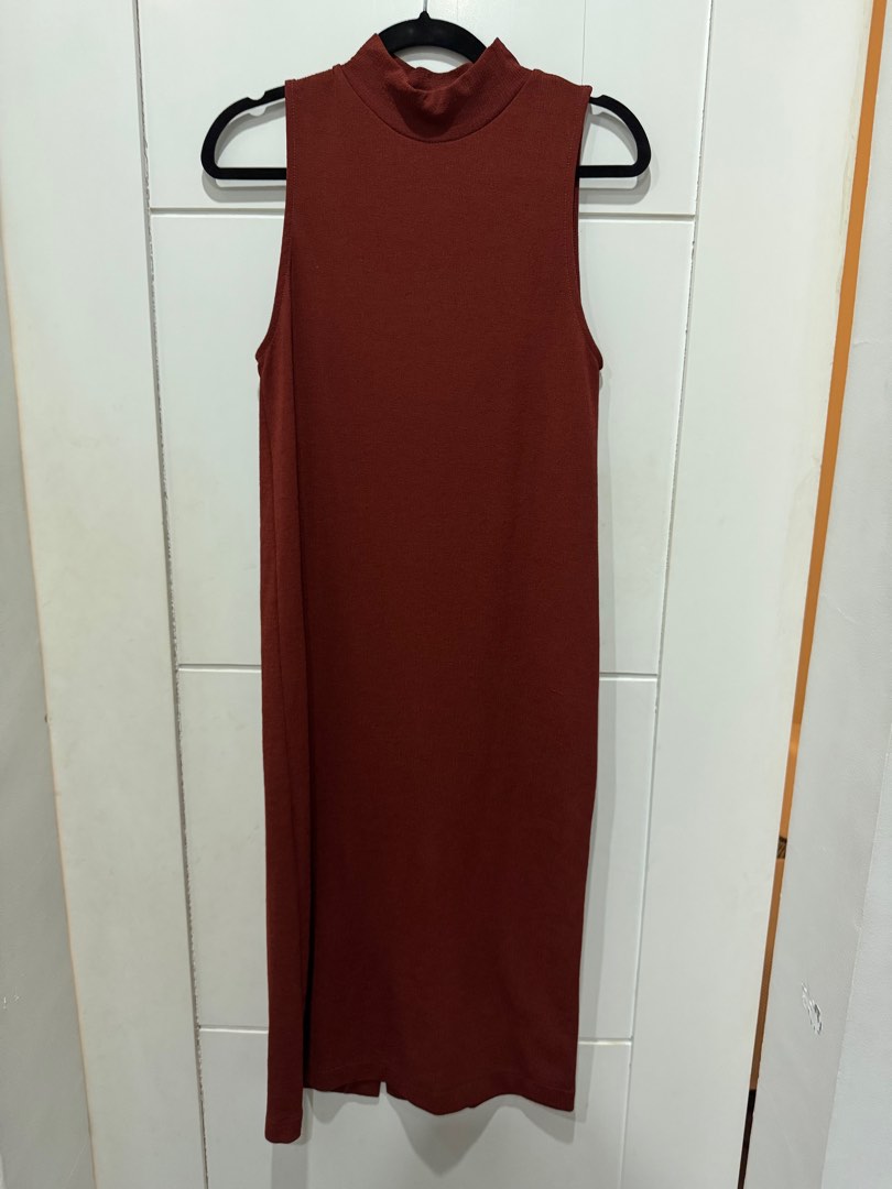 Zara rust dress, Women's Fashion, Dresses & Sets, Dresses on Carousell