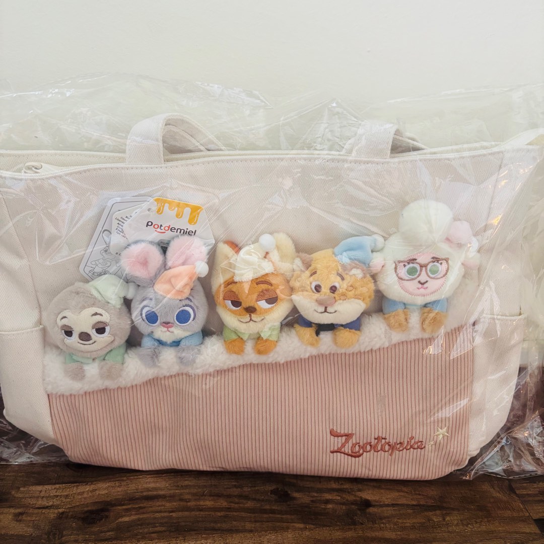 zootopia disney tote bag, Women's Fashion, Bags & Wallets, Tote Bags on ...