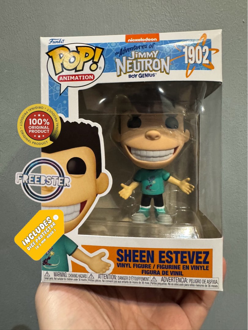 [100% Original]Nickelodeon Funko Pop (Jimmy Neutron Funko Pop)Sheen ...