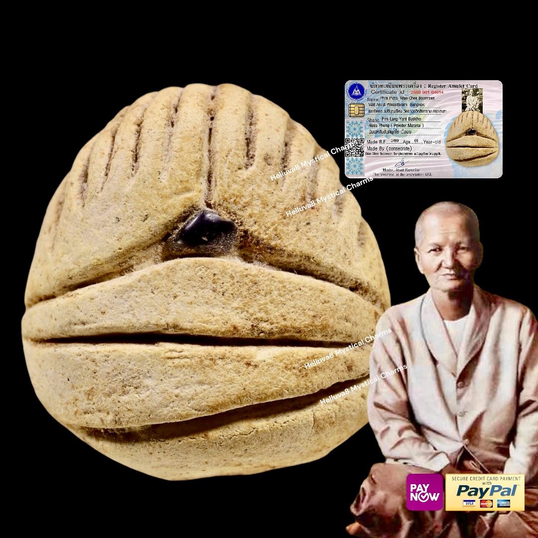 2499 Mae Chee Boonreun Phra Pidta Lang Yant Phutto, Wat Awut ...