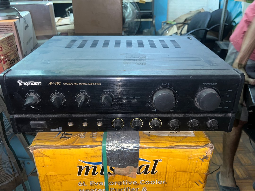 Konzert Stereo Mic Mixing Amplifier AV-302, Audio, Soundbars, Speakers ...
