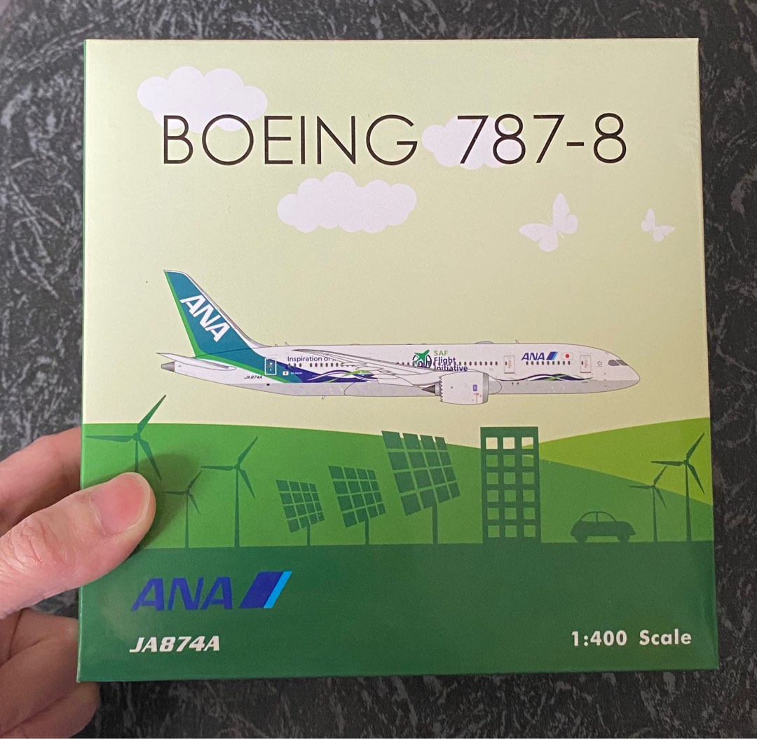 All Nippon Airways，ANA Future Promise livery 787-8，JA874A，1/400，飛機檔型，唔做 ...