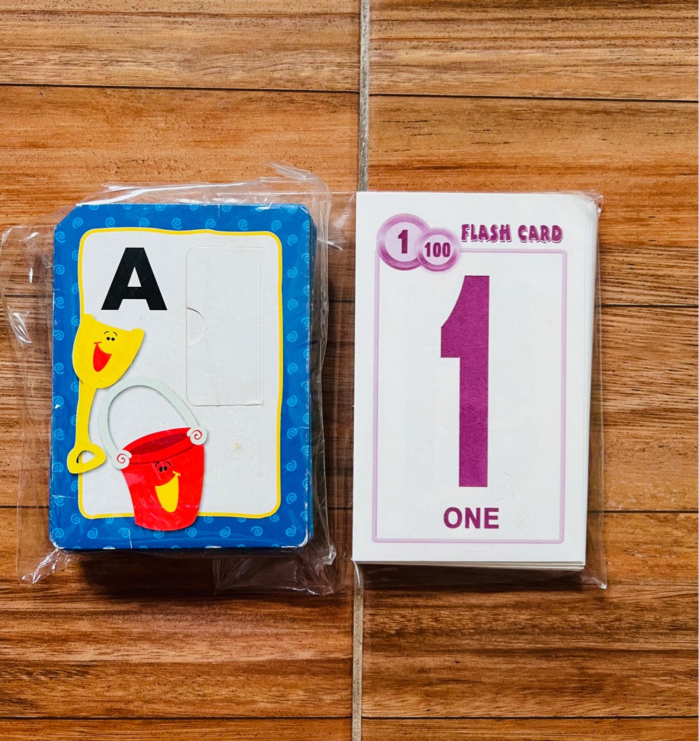 Alphabet Flap Cards and Number Flash Cards, Hobbies & Toys, Books ...