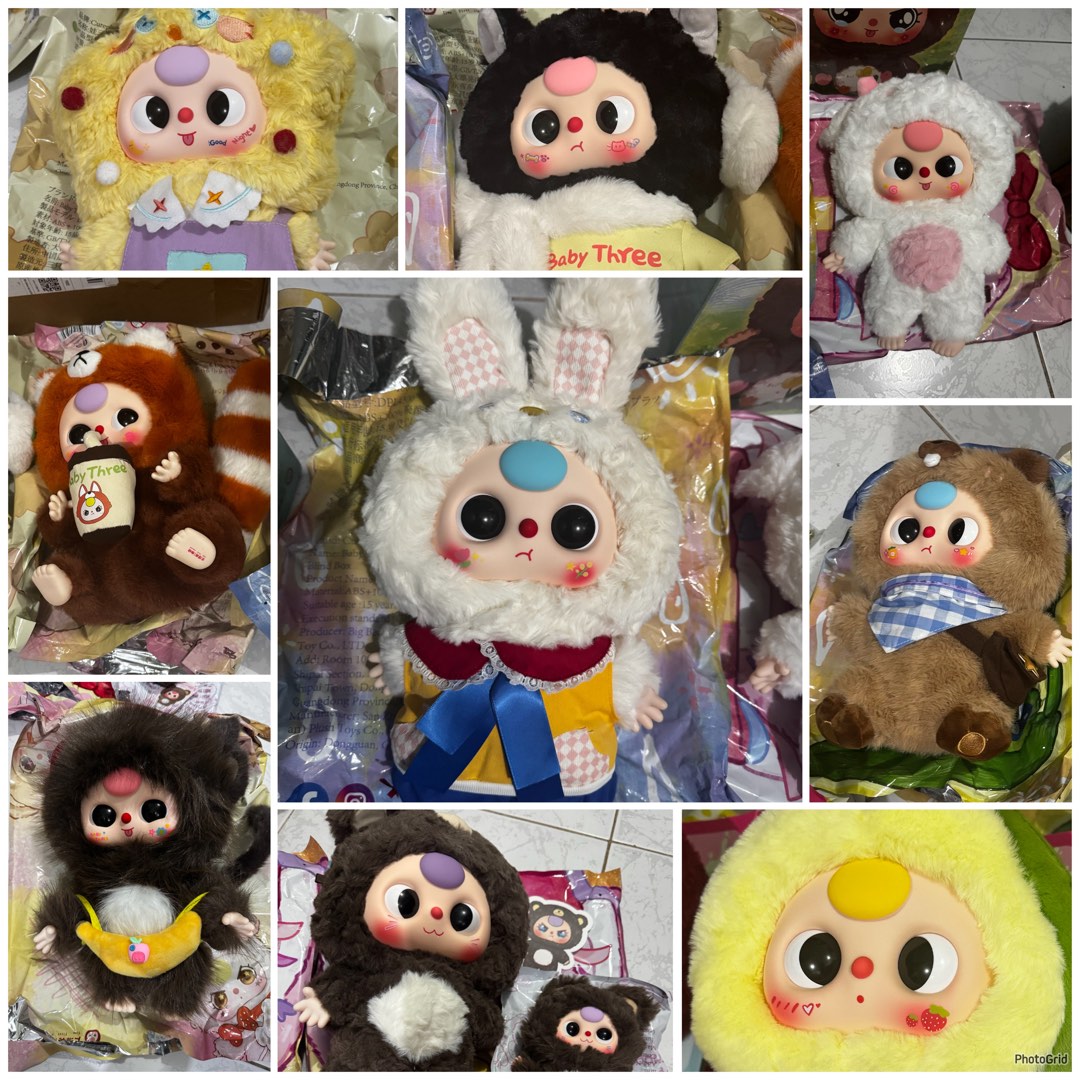 Baby Three BB3 400 V1 V2 V3 Bunny Star Cat Beaver Red Panda Monkey Bear Lamb Sheep, Hobbies ...