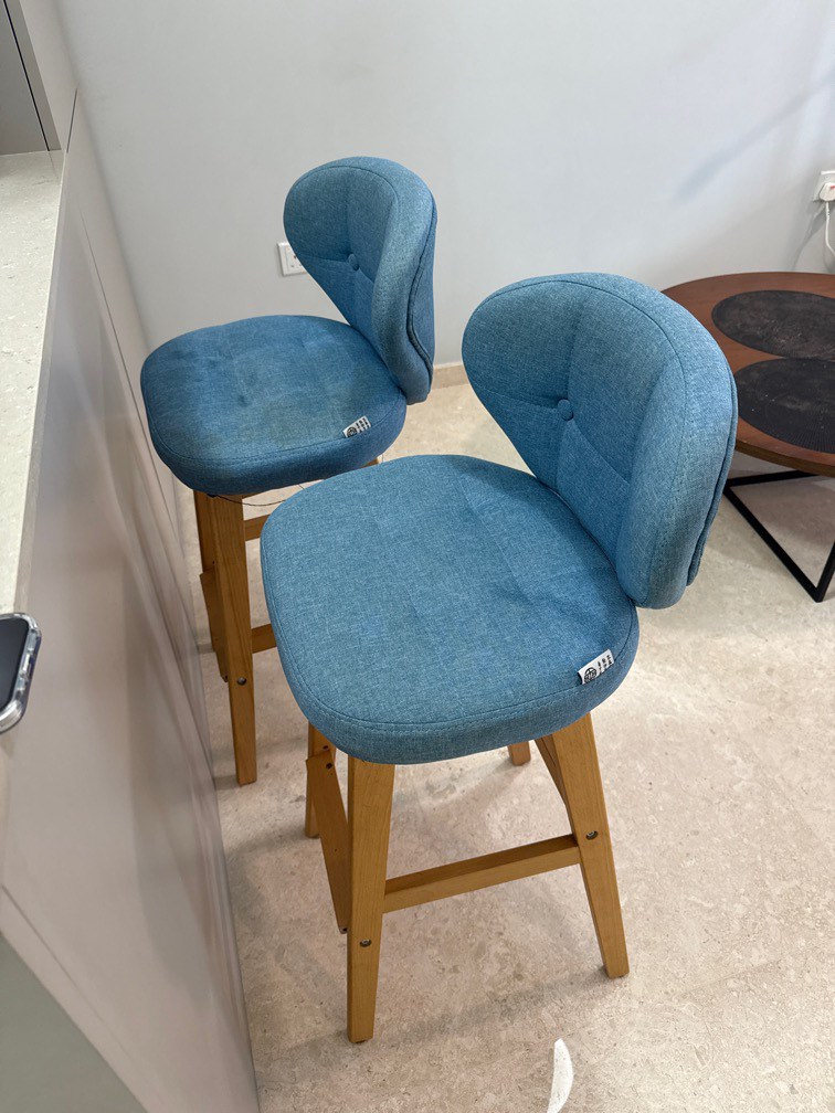 bar stools counter chairs 66cm to seat height, Furniture & Home Living ...