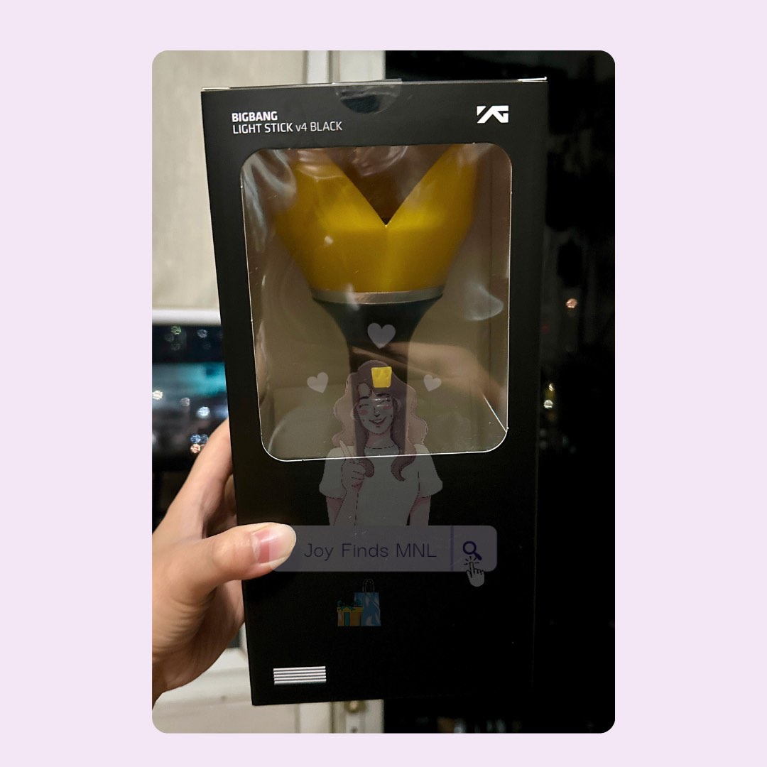 ONHAND | BIGBANG OFFICIAL LIGHT STICK V.4 Black , Hobbies & Toys ...